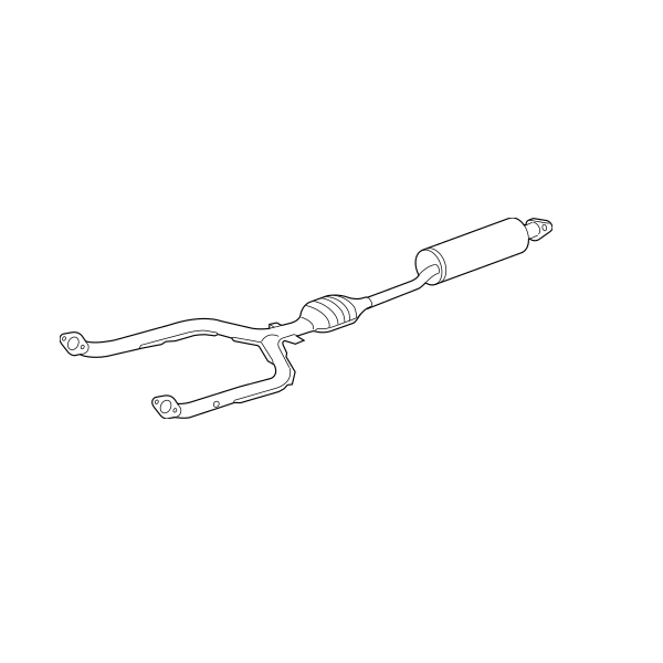 Lexus GS430 Phase 3 Exhaust Front Section and Catalytic Converter ...