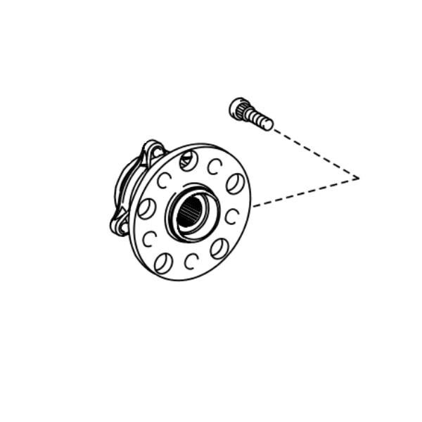 Lexus GS Phase 4 Rear Hub and Bearing Assembly — 42410-30041 ISP3
