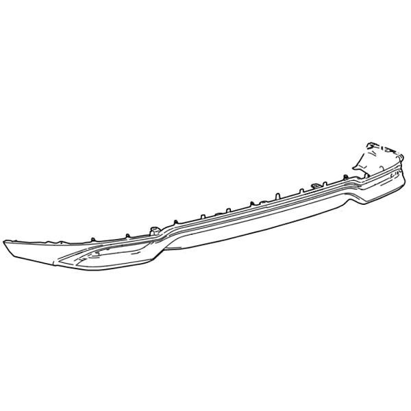 Lexus RX Phase 4 Rear Bumper Lower Valance — 52108-48030 RXP4