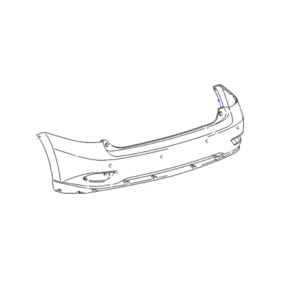 Lexus RX Phase 3 Rear Bumper Cover — 52159-48920 RXP3