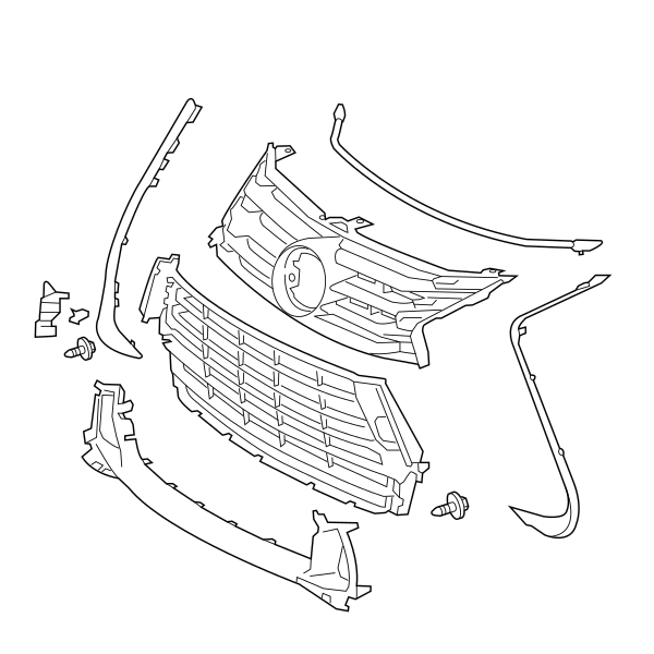 Lexus GS Phase 3 Premier Front Grille Assembly — 53101-30870 GSP4