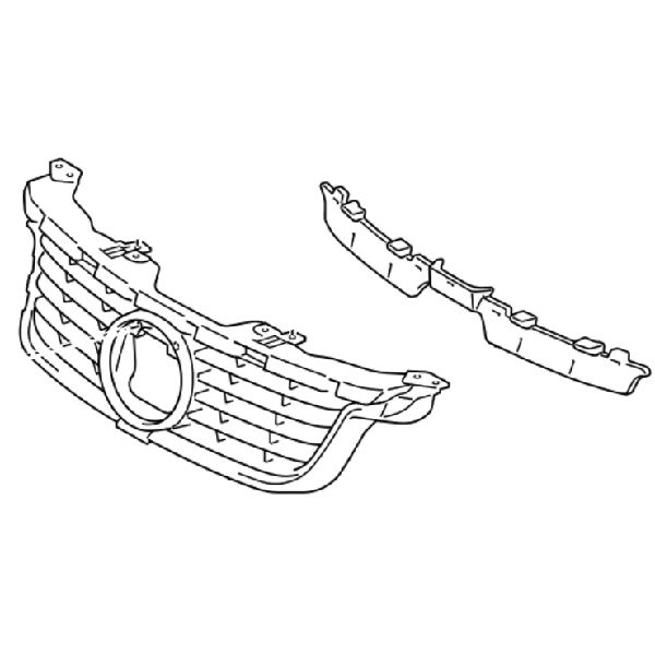 Lexus CT Phase 1 2010-2013 Radiator Grille — 53111-76900 CTP1