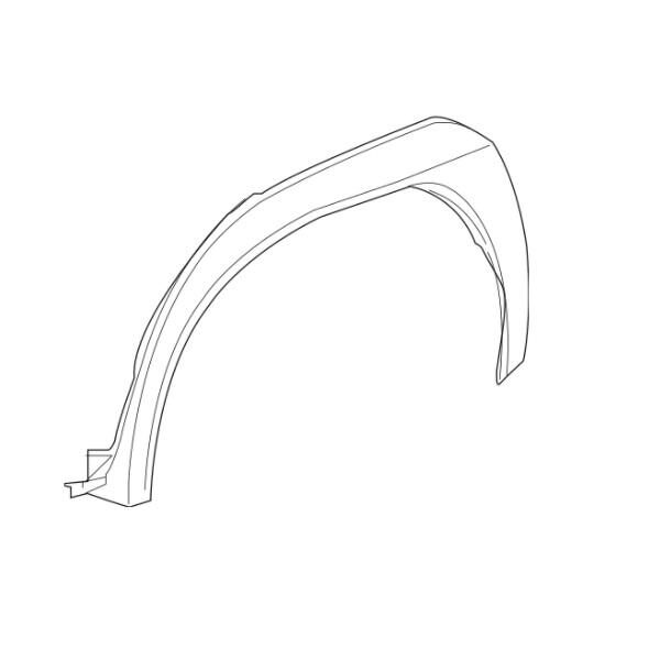 Lexus UX Phase 1 O/S Rear Arch Moulding — 75605-76010 UXP1