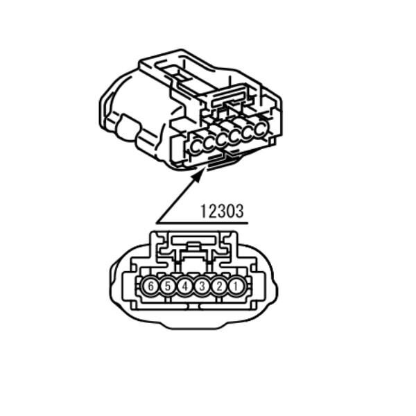 Lexus CT Phase 1 Parking Sensor Wire Housing — 90980-12303 CTP1